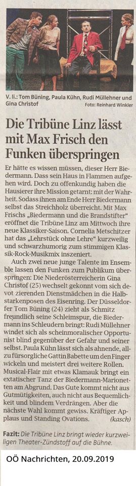 Kritiken – Gina Christof